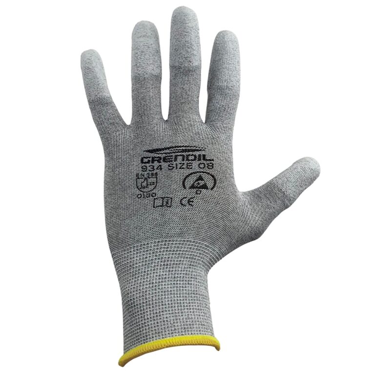 Guante Anti-Estatica de Nylon y Elastano con Recubrimiento Parcial ...