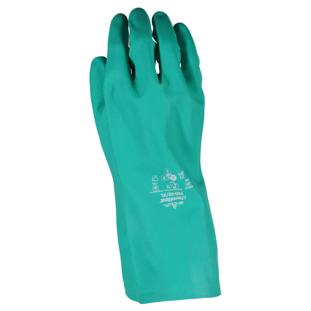 Showa 730 Guante de Nitrilo Para Protección Contra Químicos - Mayoreo ...